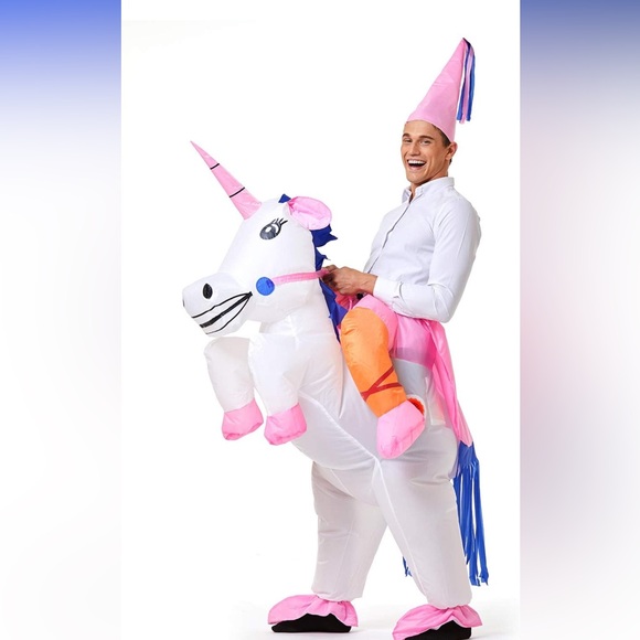 Other | Adults Inflatable Riding Unicorn Costume | Poshmark